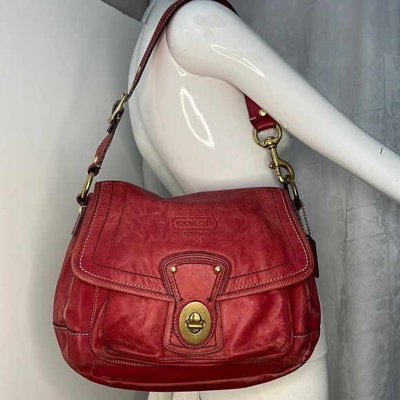 Coach | Bags | Coach Legacy Red Ali 65th Anniversary Large Shoulder Bag ...